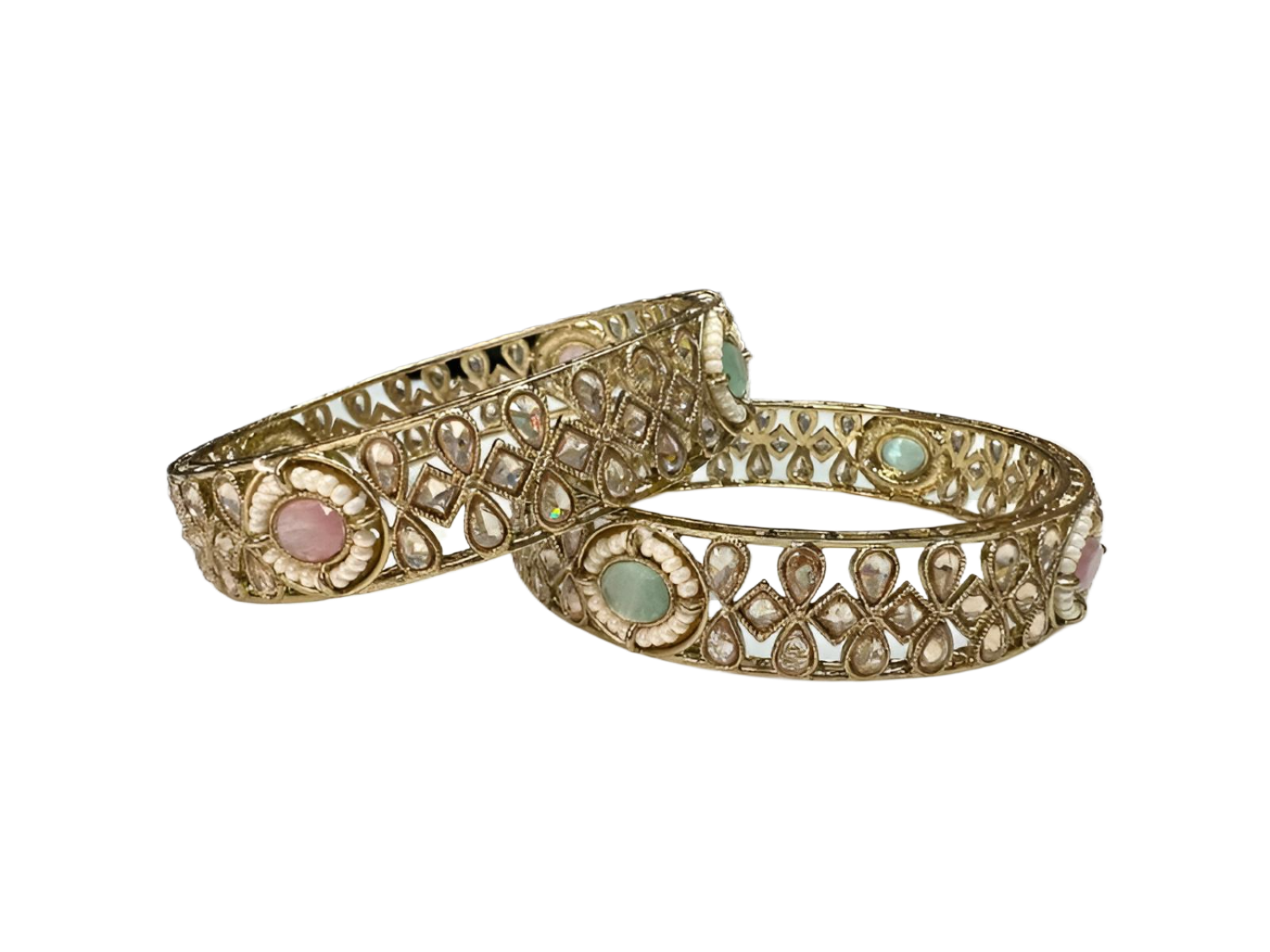 Polki Bangles – Zenia Creations